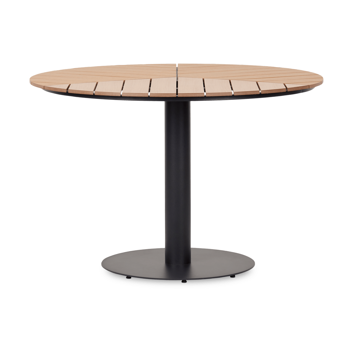 Jane inklapbare houten tuintafel - Rond - Ø100 x H75 cm