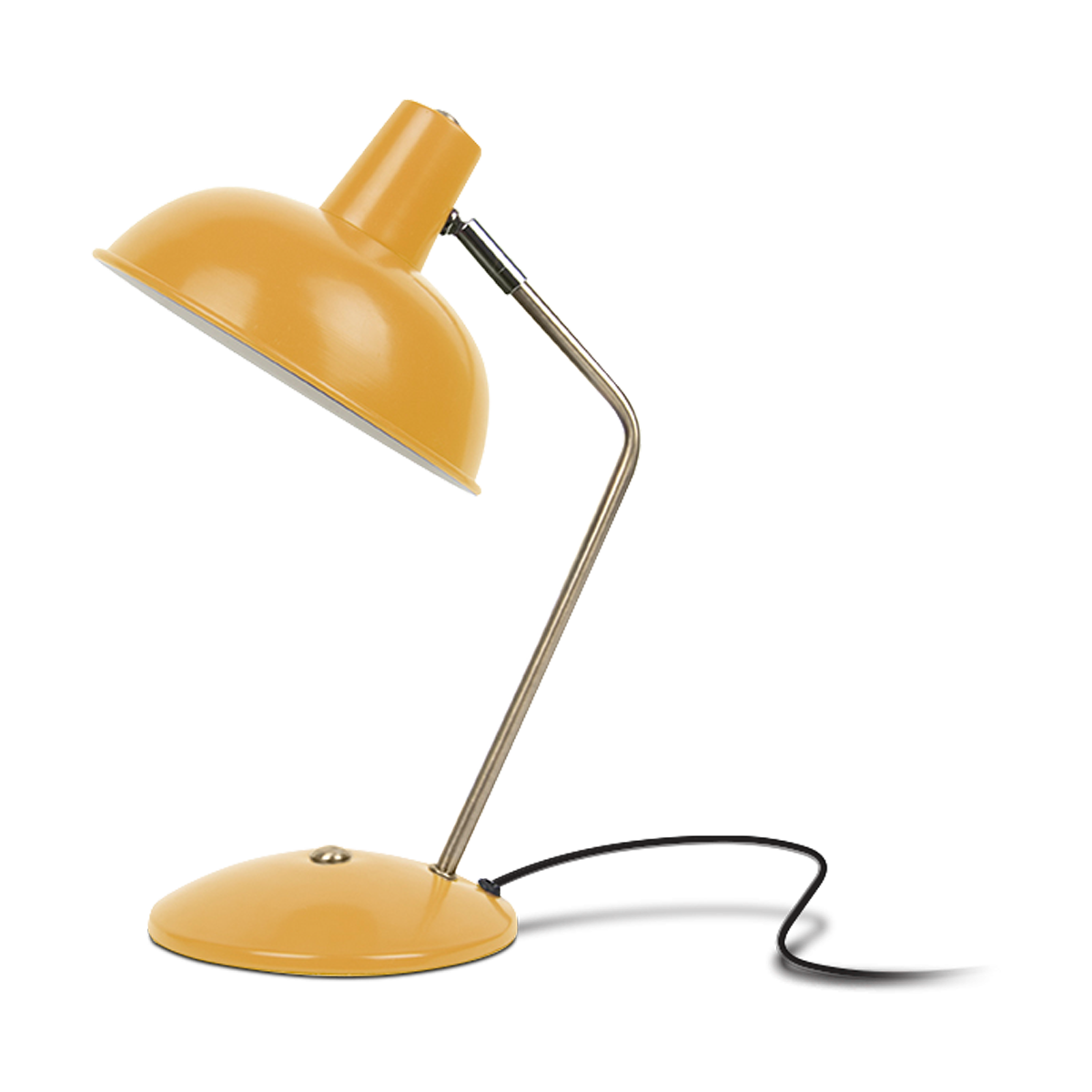 Hood tafellamp geel - Ø 19,5 cm | Gewoonstijl