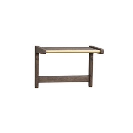 Inverness houten kapstok donker eiken - 45 x 32 cm | Gewoonstijl