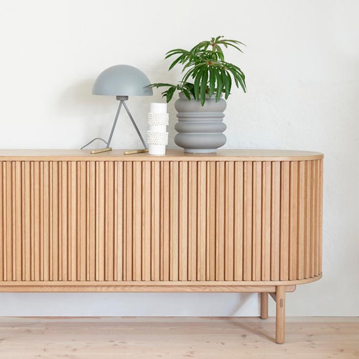 Kjeld houten sideboard naturel - 160 x 45 cm | Gewoonstijl