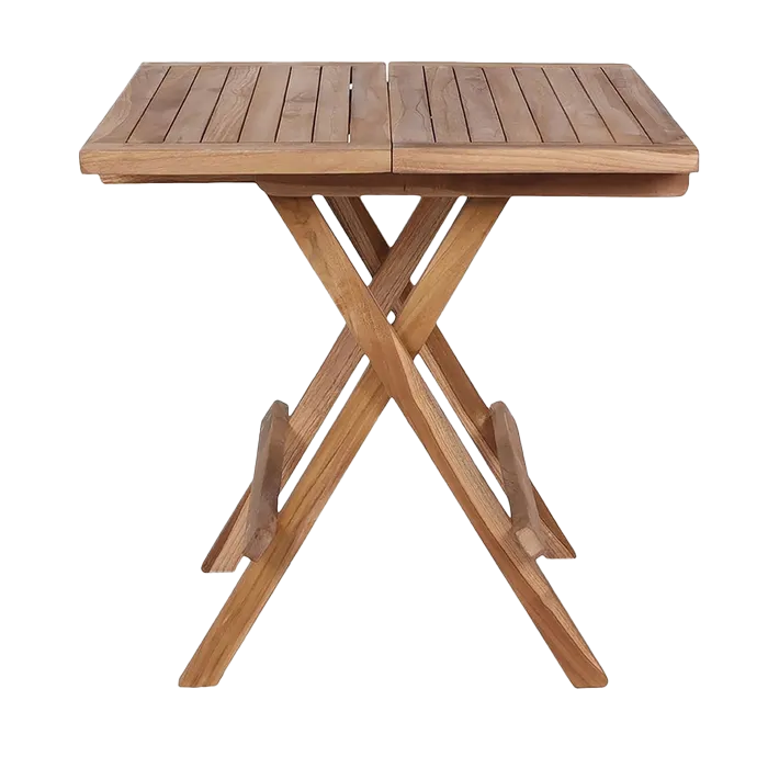 Jennifer inklapbare houten tuintafel - 50 x 50 cm | Gewoonstijl