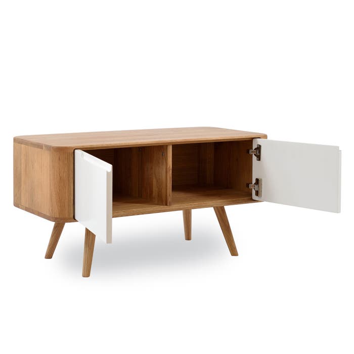 Ena storage bench houten opbergbankje natural | Gewoonstijl