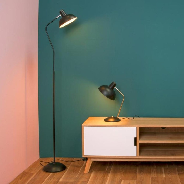 Hood tafellamp zwart - Ø 19,5 cm | Gewoonstijl