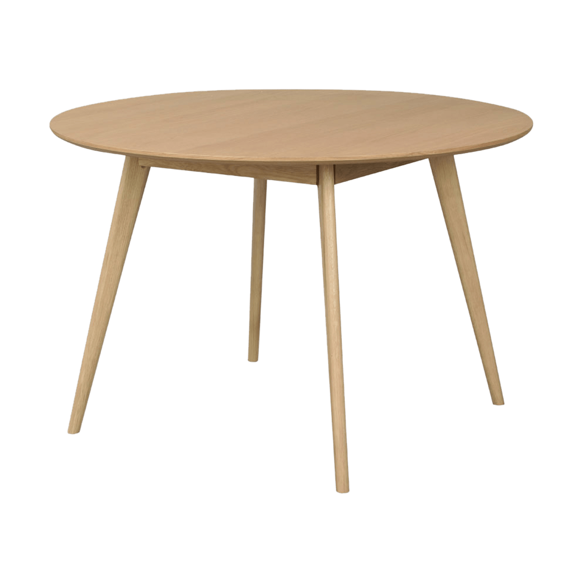 Yumi houten eettafel zwart - Ø 115 cm | Gewoonstijl